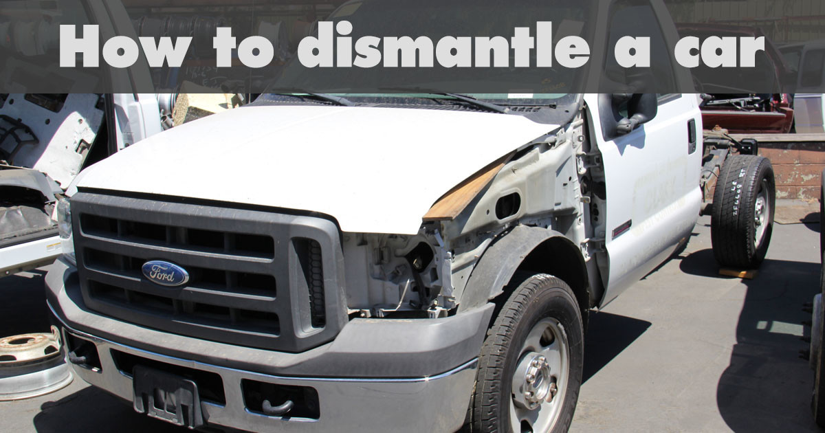 How to dismantle a car - DIY tips from Qld Wreckers crew